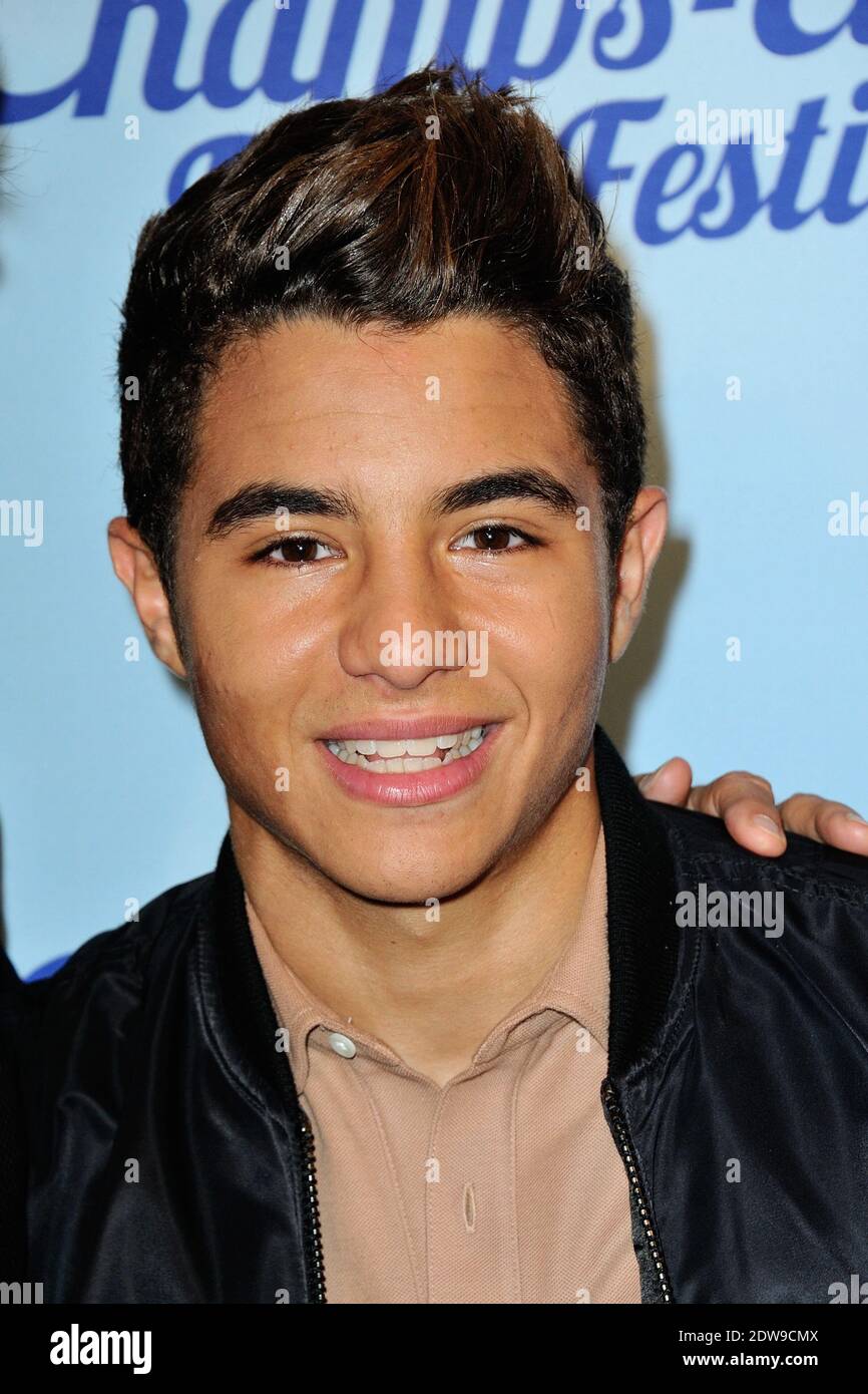 Samy Seghir attending the A Toute Epreuve Premiere part of the Champs ...