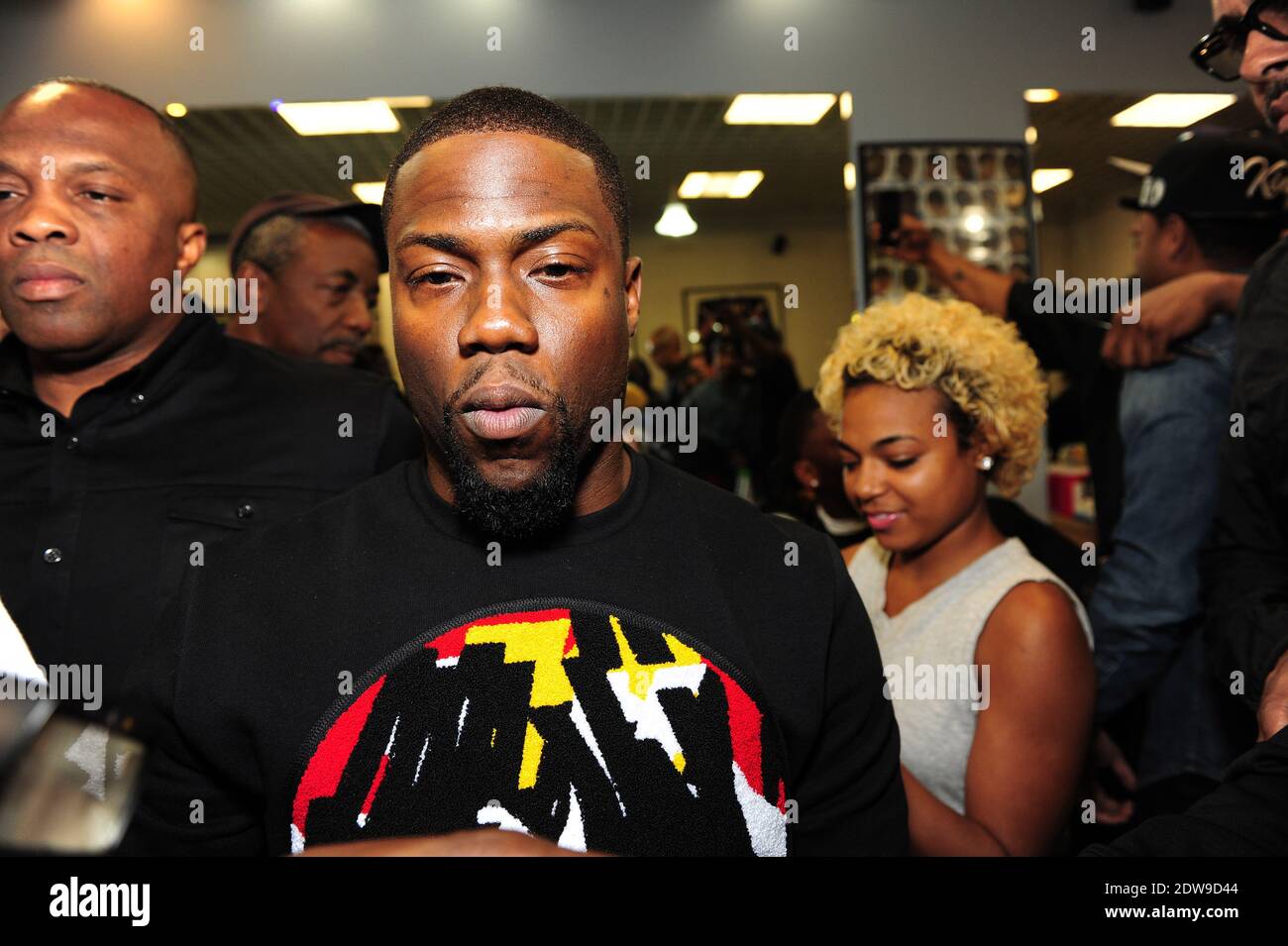 Actors Kevin Hart and Terrence Jenkins arriveat the Obama Hyde Park ...
