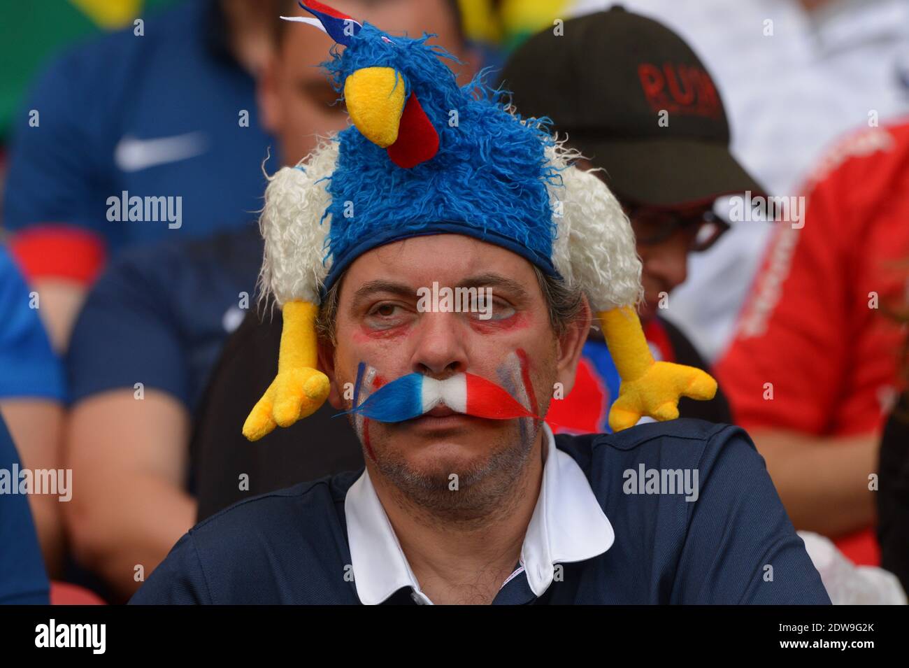 France Fans at Group E match between France v Honduras part of 2014 ...