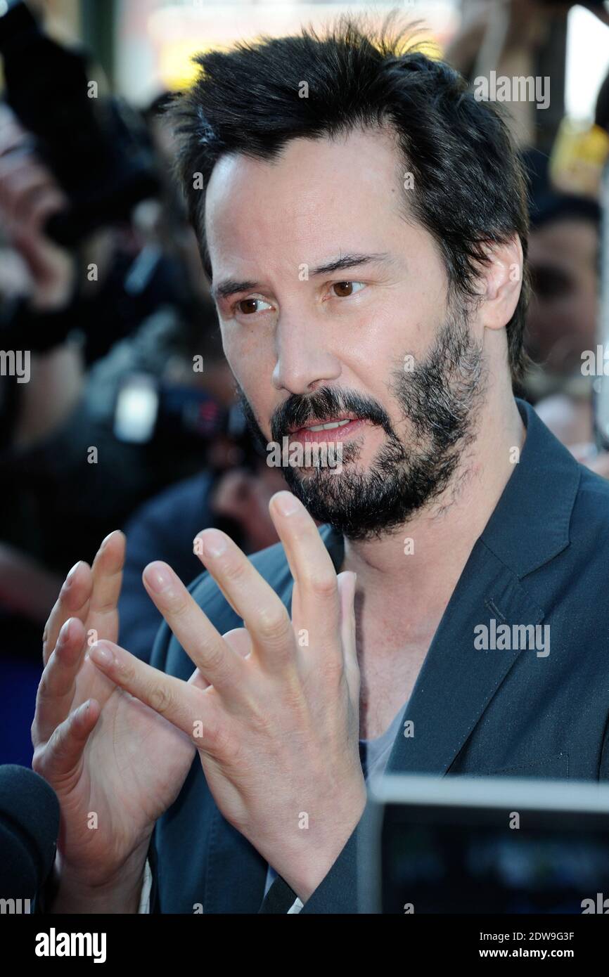 Keanu Reeves attends the Side By Side premiere part of the Champs ...