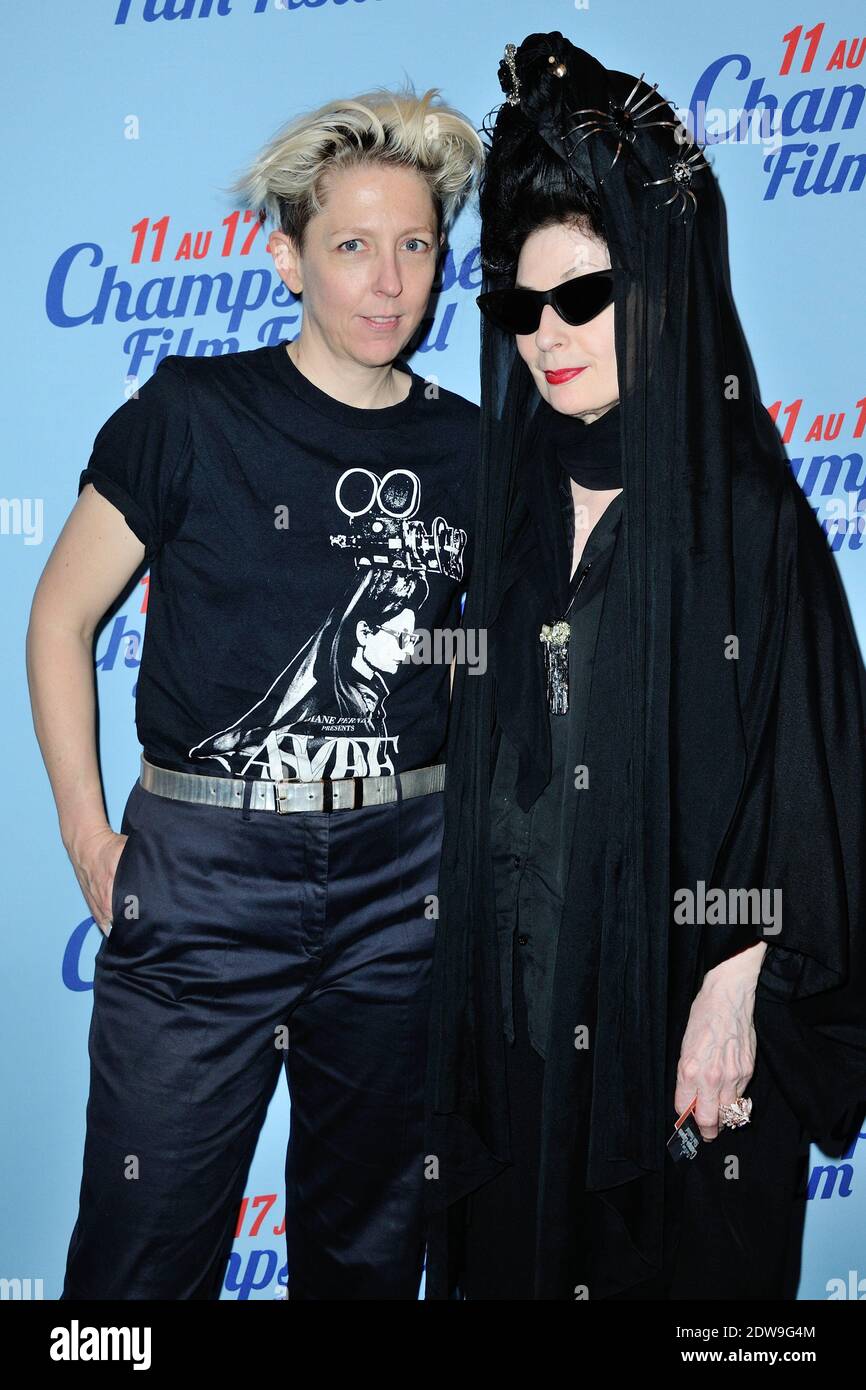 Robin Meason and Diane Pernet attending the Carte Blanche A Mike Figgis ...