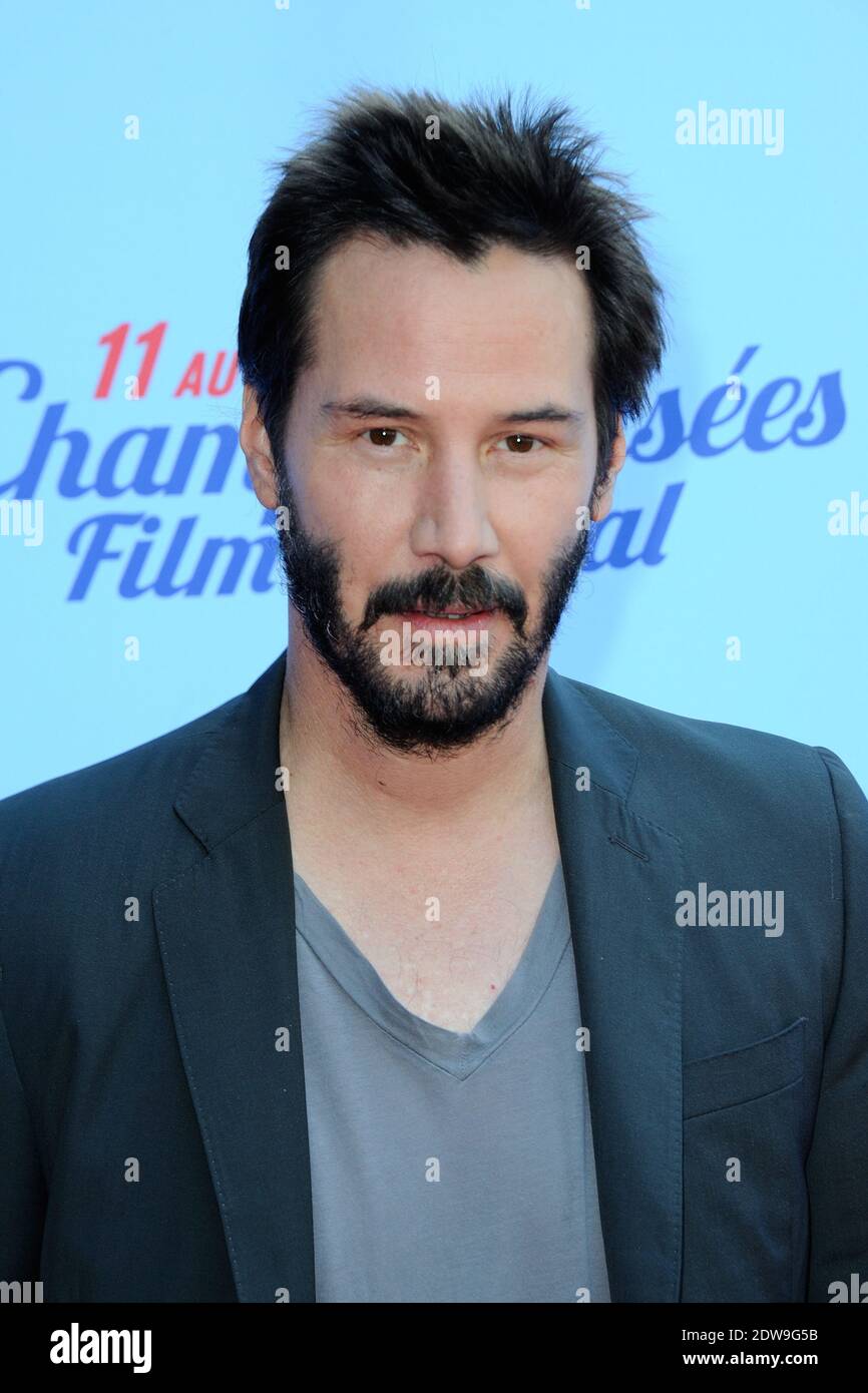 Keanu Reeves attends the Side By Side premiere part of the Champs ...