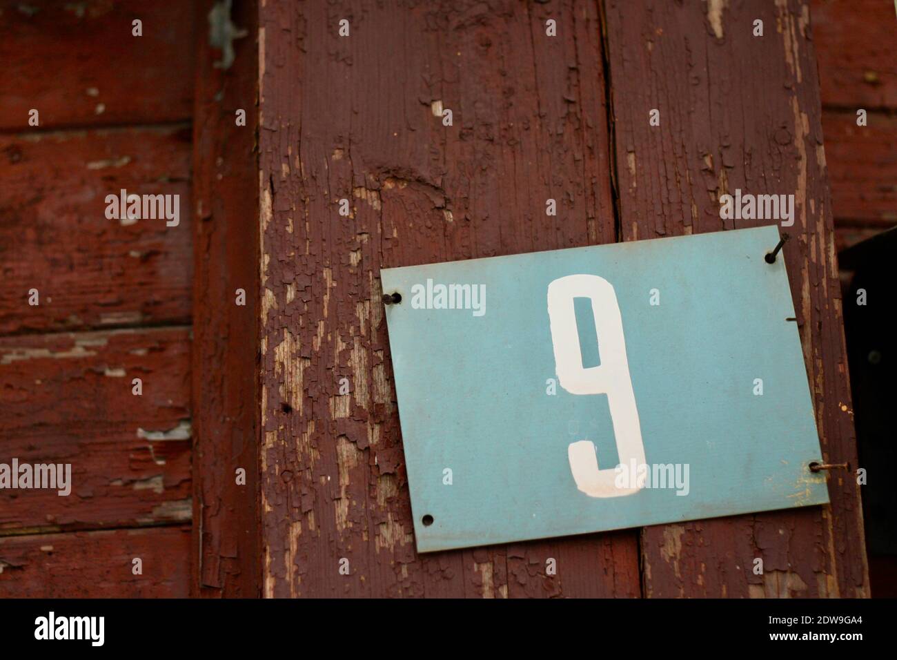 Number 9 Sign High Resolution Stock Photography and Images - Alamy
