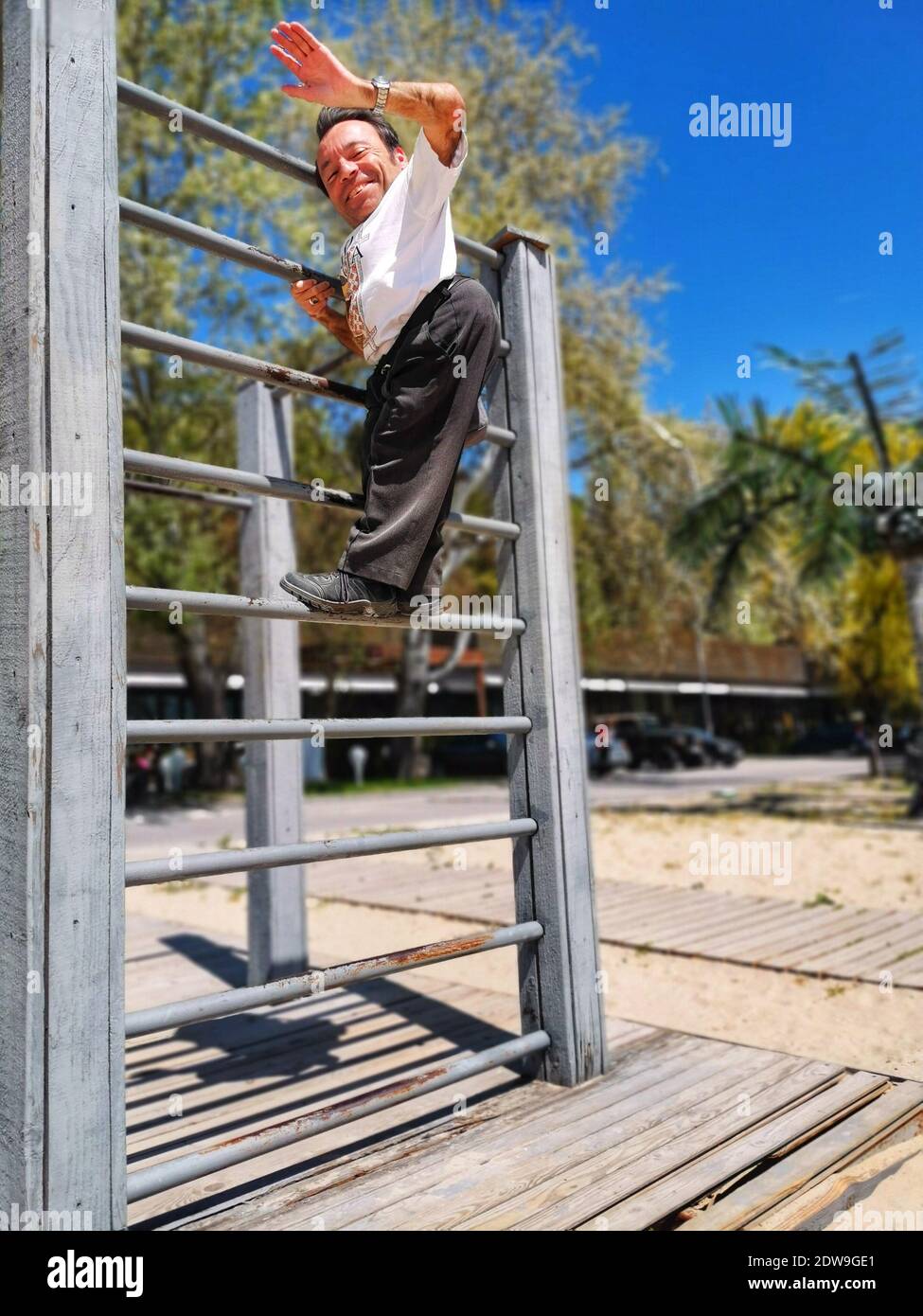 Dwarf man smiling hi-res stock photography and images - Alamy