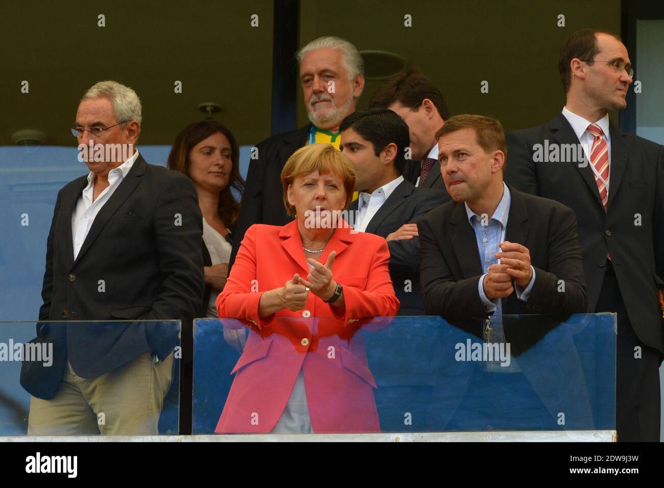 Fifa world cup 2014 angela merkel hi-res stock photography and images ...