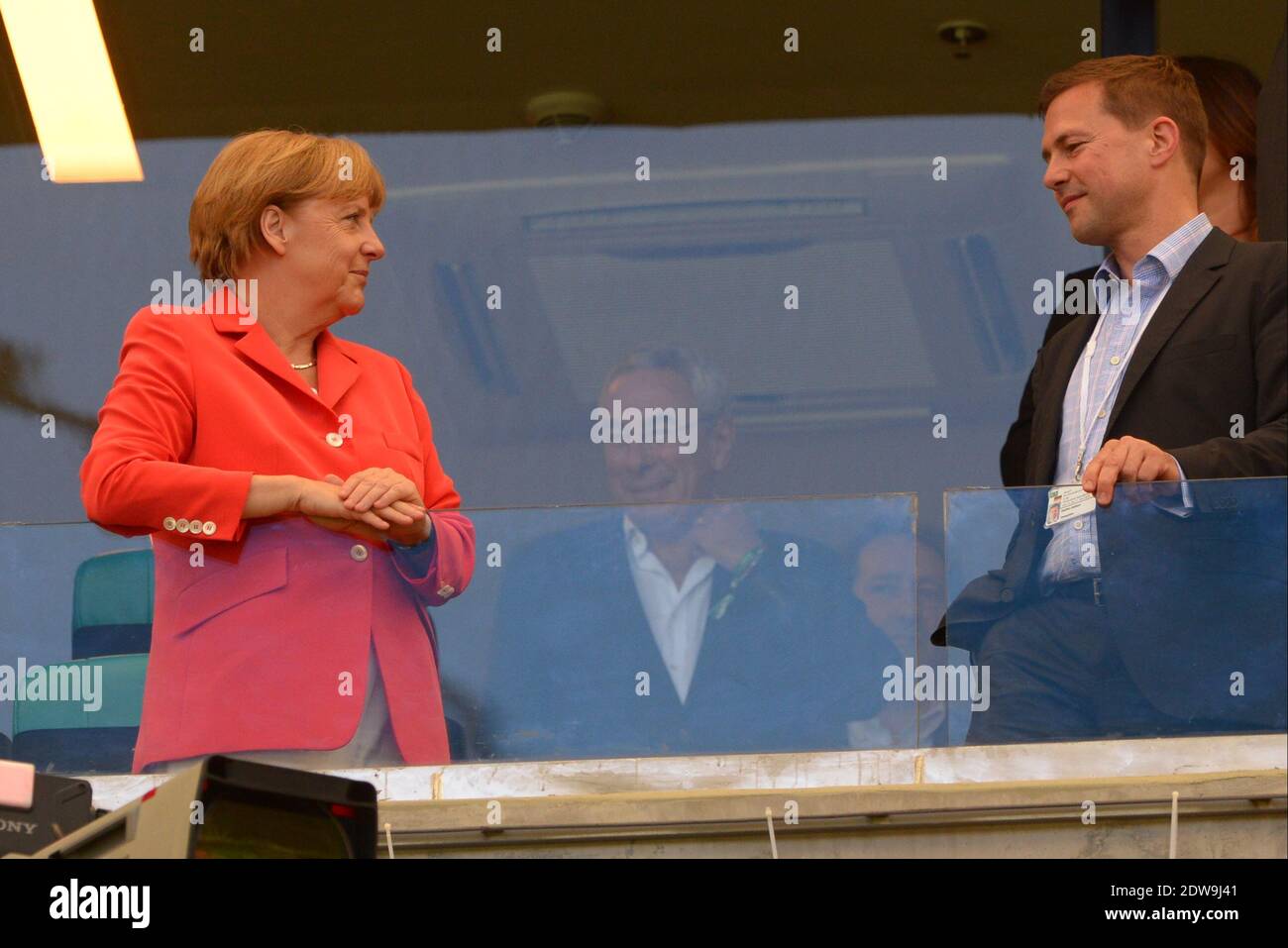 Fifa world cup 2014 angela merkel hi-res stock photography and images ...