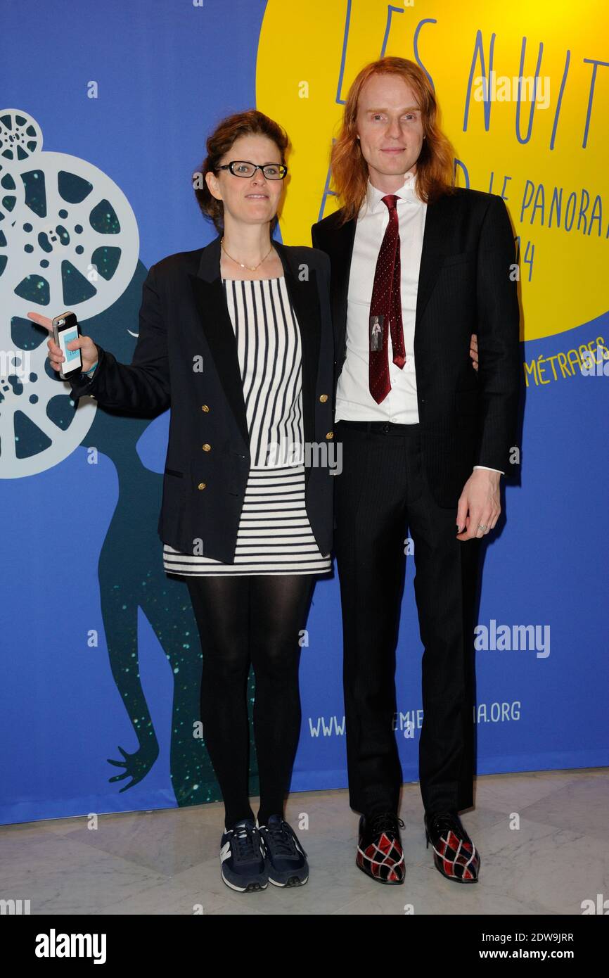 Lea Fazer, Nicholas Verso attending the 'Panorama Des Nuits En Or' gala ...