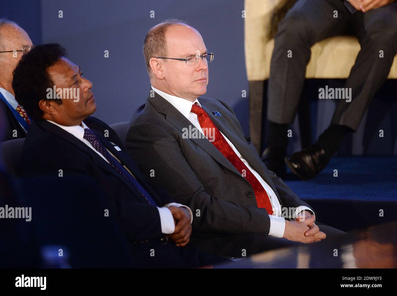 Prince Albert II, chief of state of Monaco attends 'Our Ocean ...