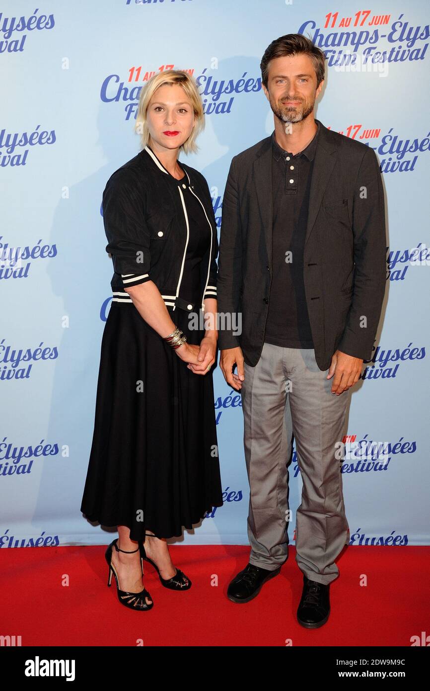 Sophie Cattani and Kim Rossi Stuart attending the L Ex de Ma Vie ...