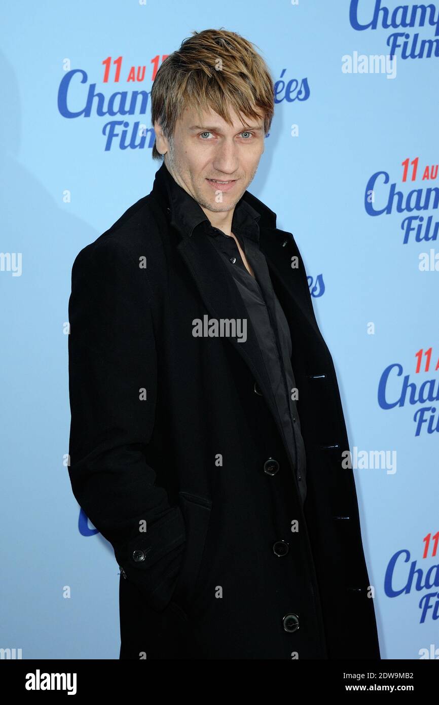 Stanislas Merhar attending the Le Proces de Viviane Amsalem premiere ...