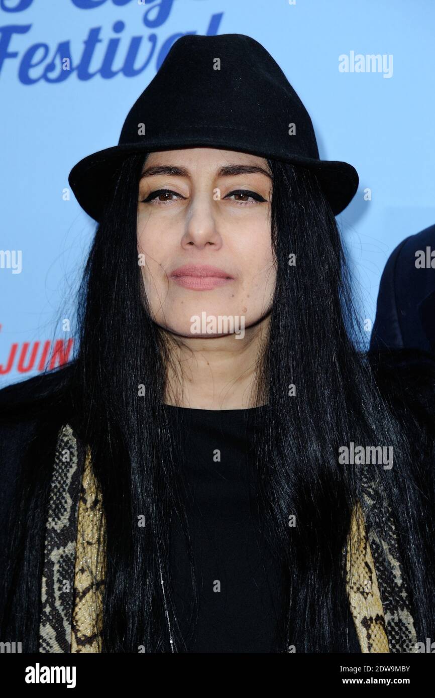 Ronit Elkabetz attending the Le Proces de Viviane Amsalem premiere and ...