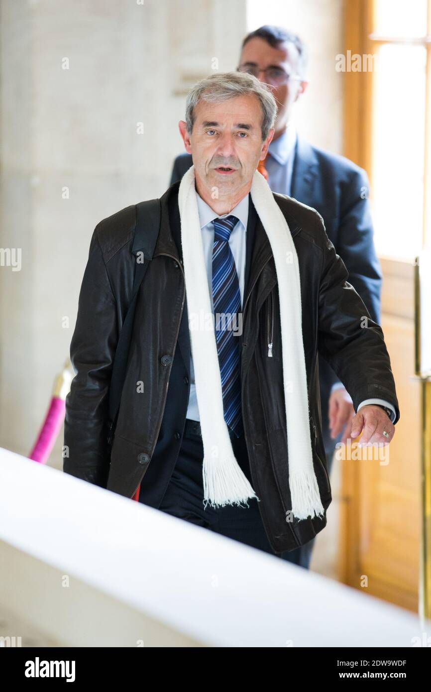 Pierre Cardo pictured before his hearing by the Senate Committee on ...