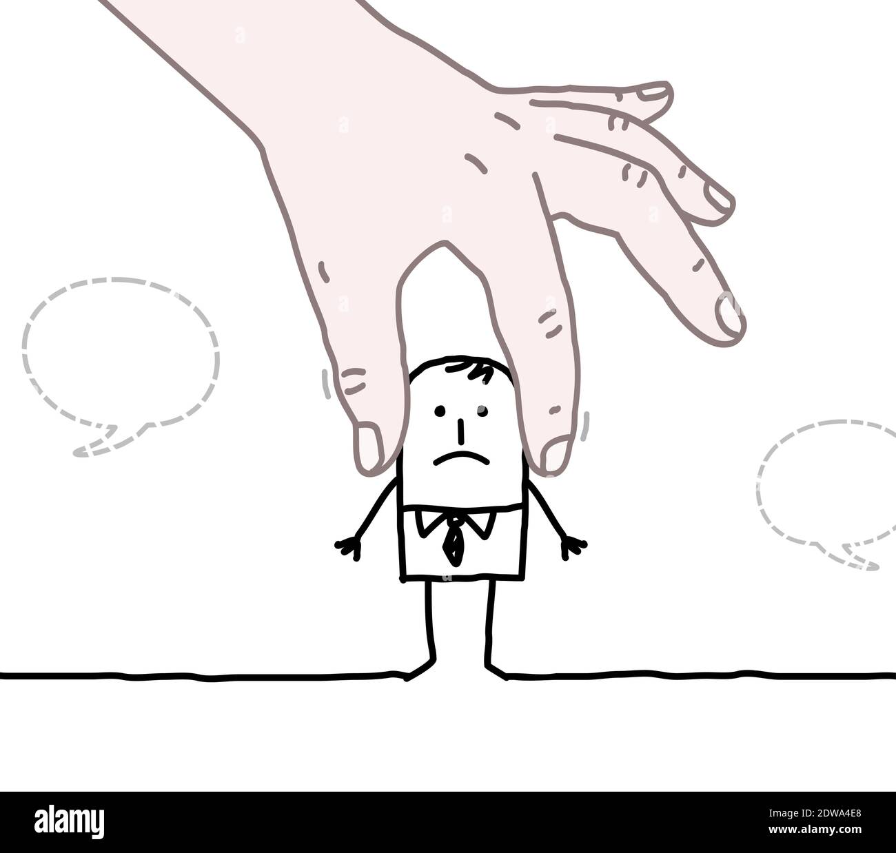 Man curiosity Stock Vector Images - Alamy