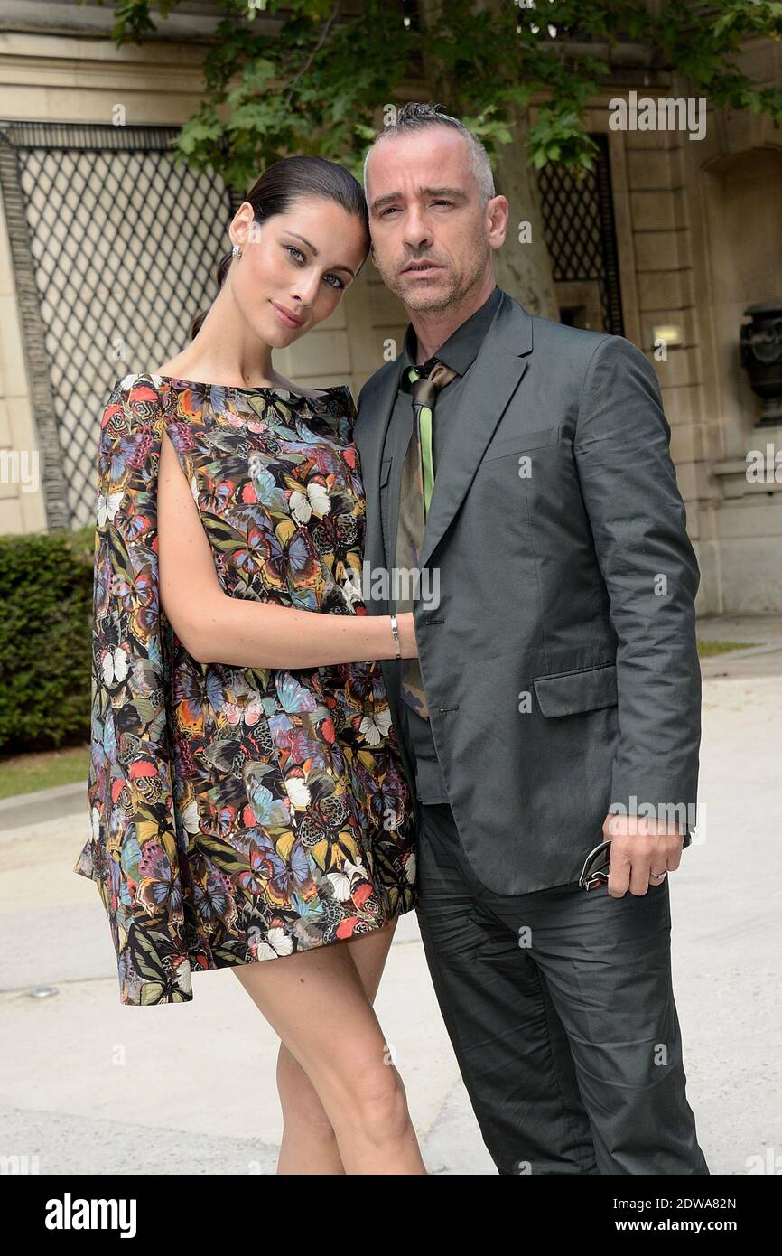 Eros Ramazzotti and Marica Pellegrini attending Valentino's Spring ...