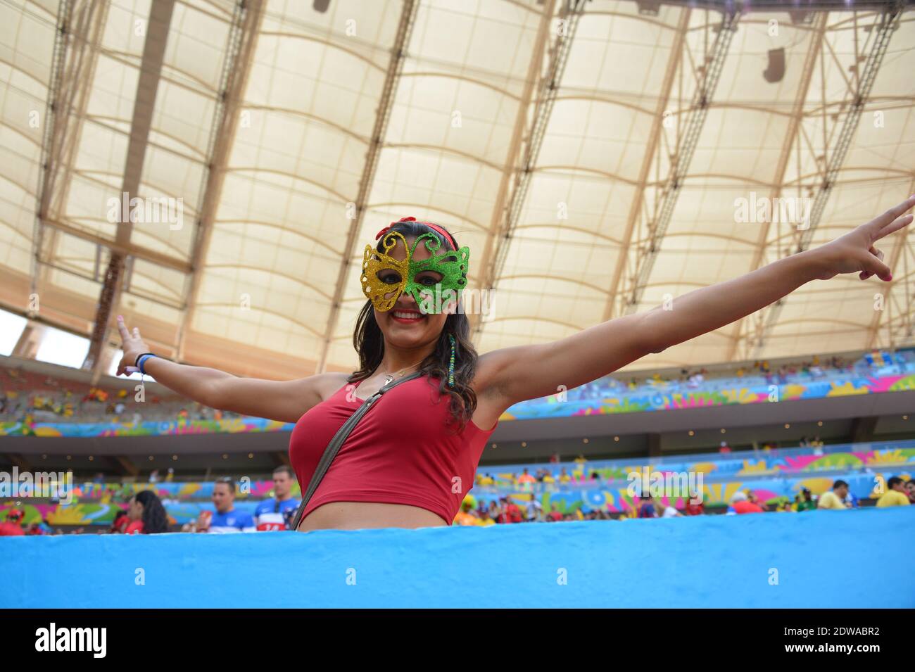 Portugal's Fans during Soccer World Cup 2014 First round Group G match ...