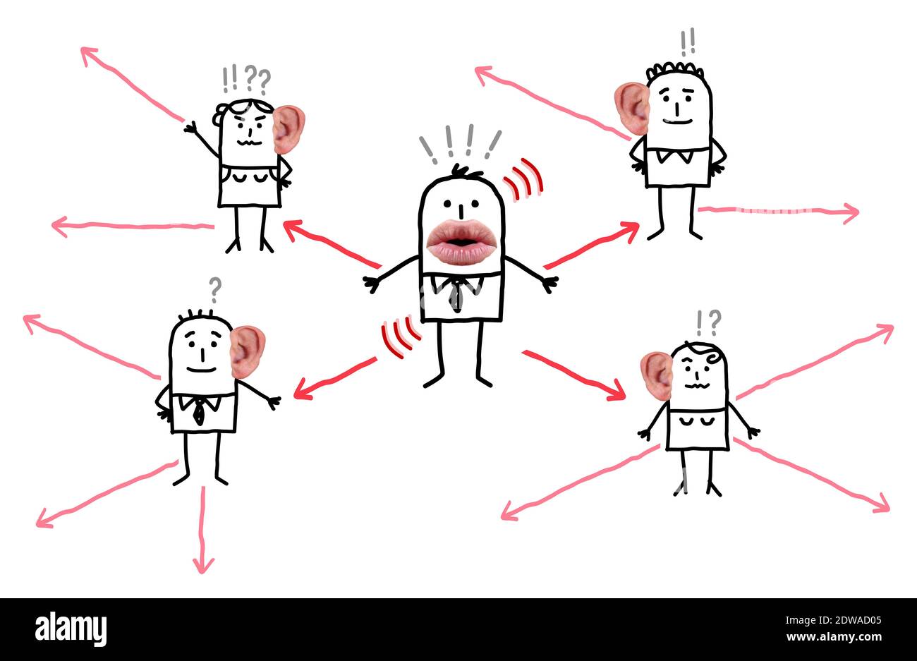 Knowledge listening Cut Out Stock Images & Pictures - Alamy