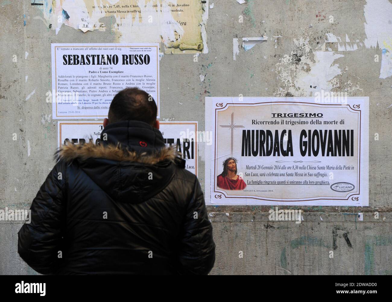 The town of San Luca, South of Italy on February 2014 is the cradle and ...