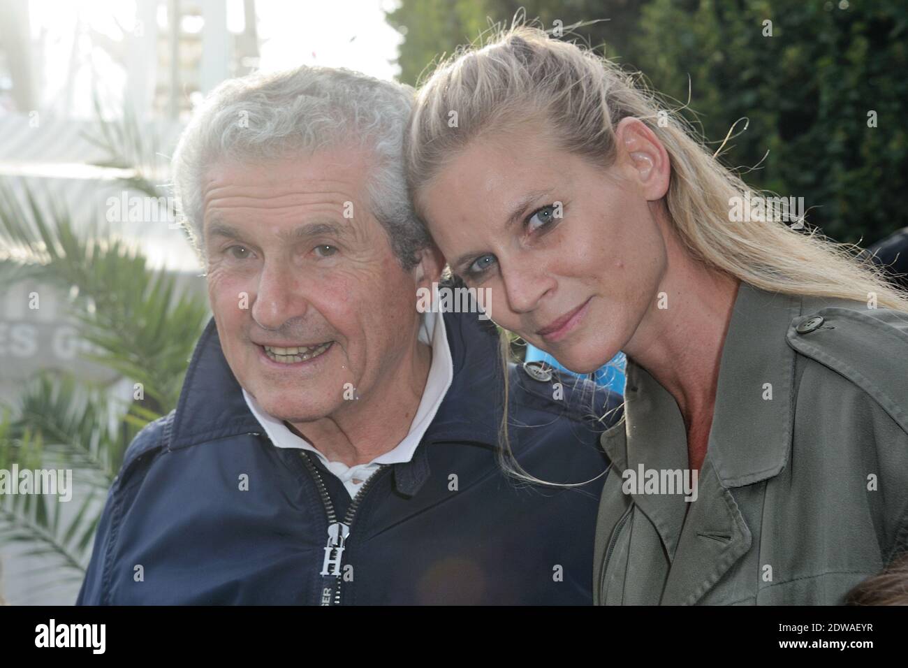 Claude Lelouch and his daughter Sarah Lelouch attending the opening of ...