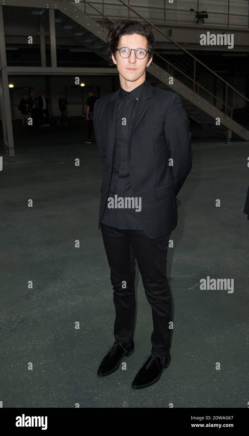 Dan Croll attending Givenchy Spring-Summer 2015 mens collection ...