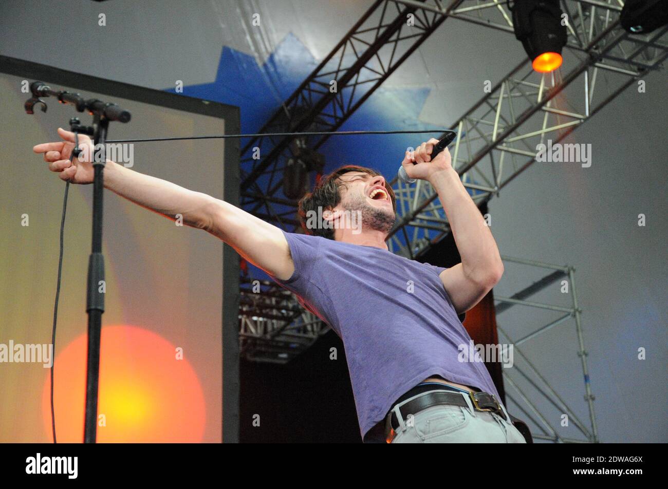 Breton performs live at the annual AIDS charity and fundraising Music ...