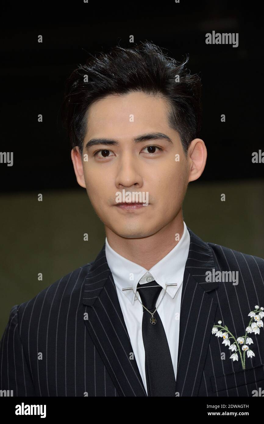 Ming Dao Attending Diors Spring Summer 2015 Mens Wear Collection Show As Part Of The Paris