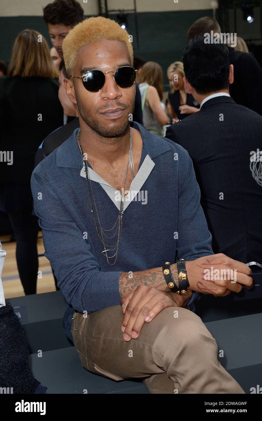Kid Cudi attending Dior's Spring-Summer 2015 Men's Wear collection show ...