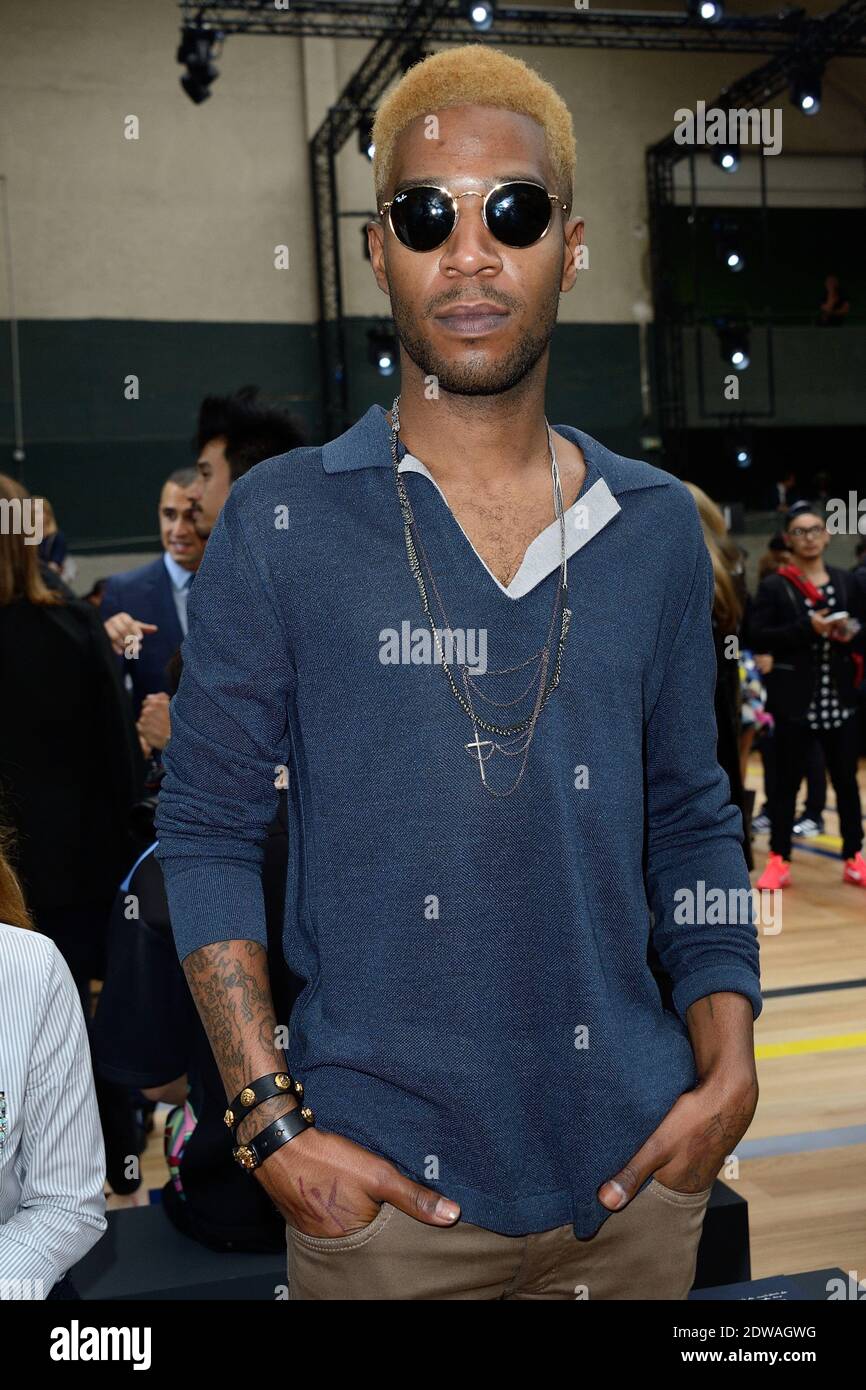 Kid Cudi attending Dior's Spring-Summer 2015 Men's Wear collection show ...