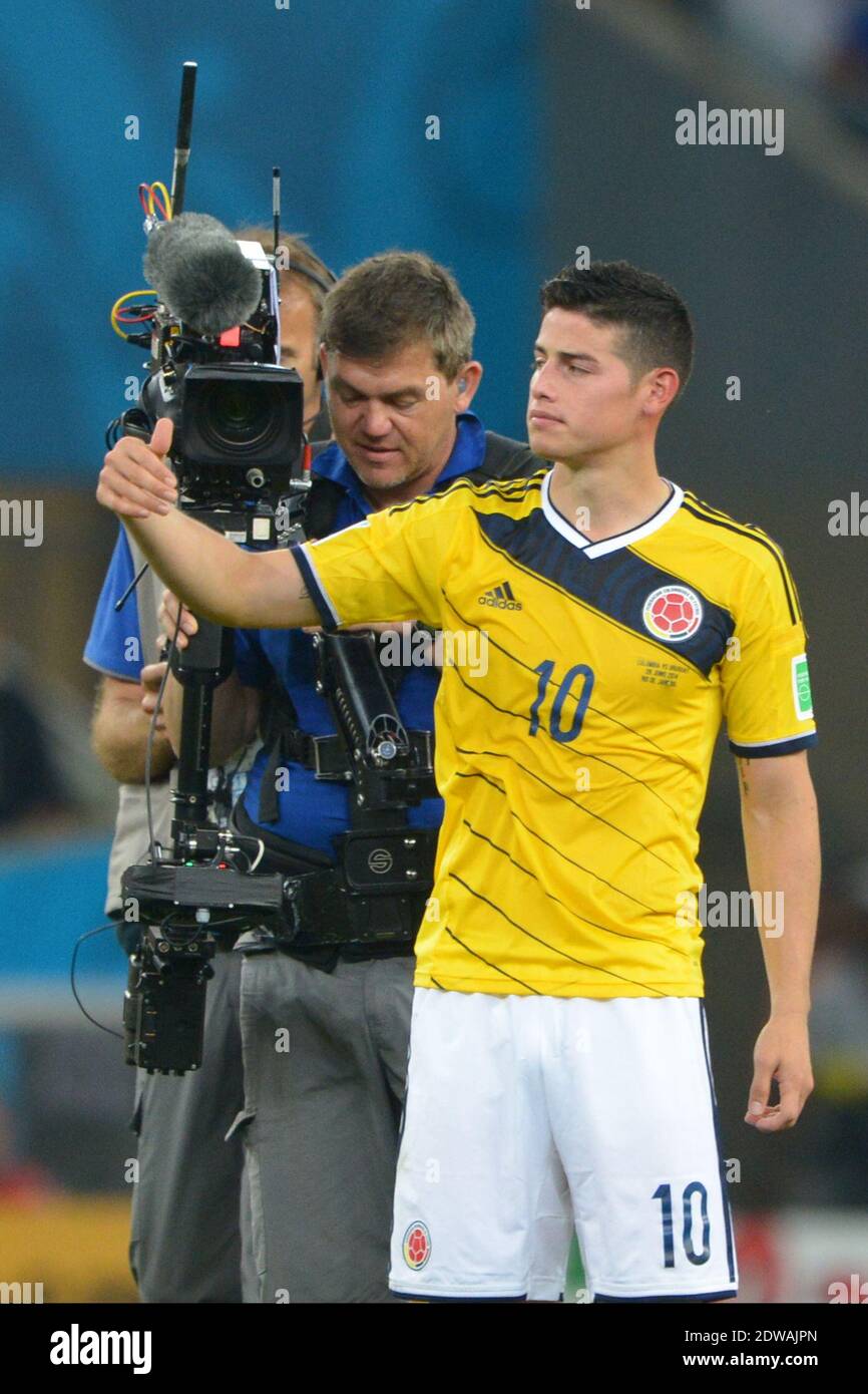 Colombia's James Rodriguez during Soccer World Cup 2014 1/8 of final ...