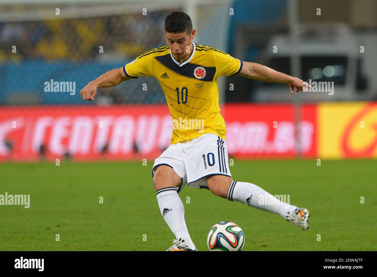 Colombia's James Rodriguez during Soccer World Cup 2014 1/8 of final ...