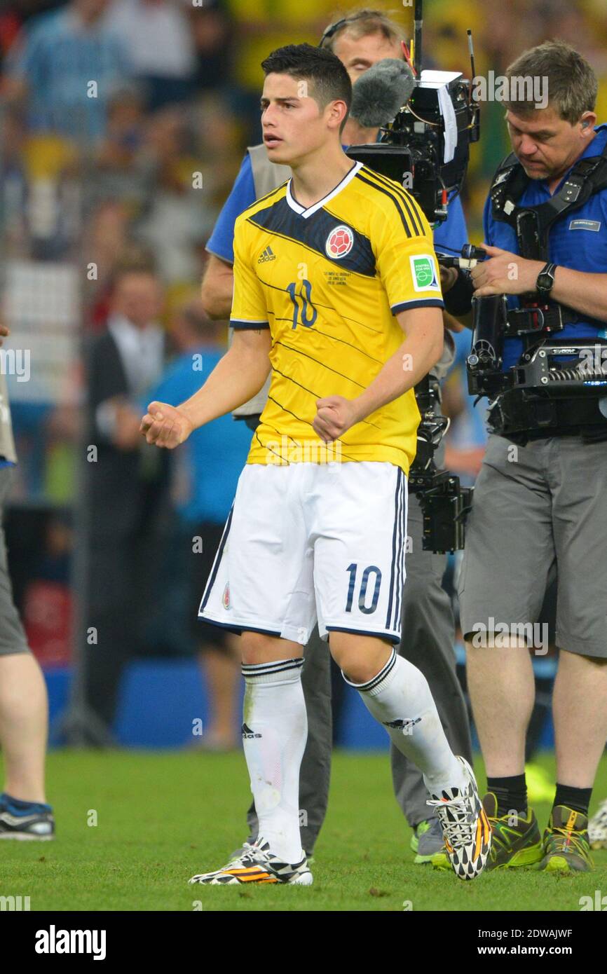 Colombia's James Rodriguez during Soccer World Cup 2014 1/8 of final ...