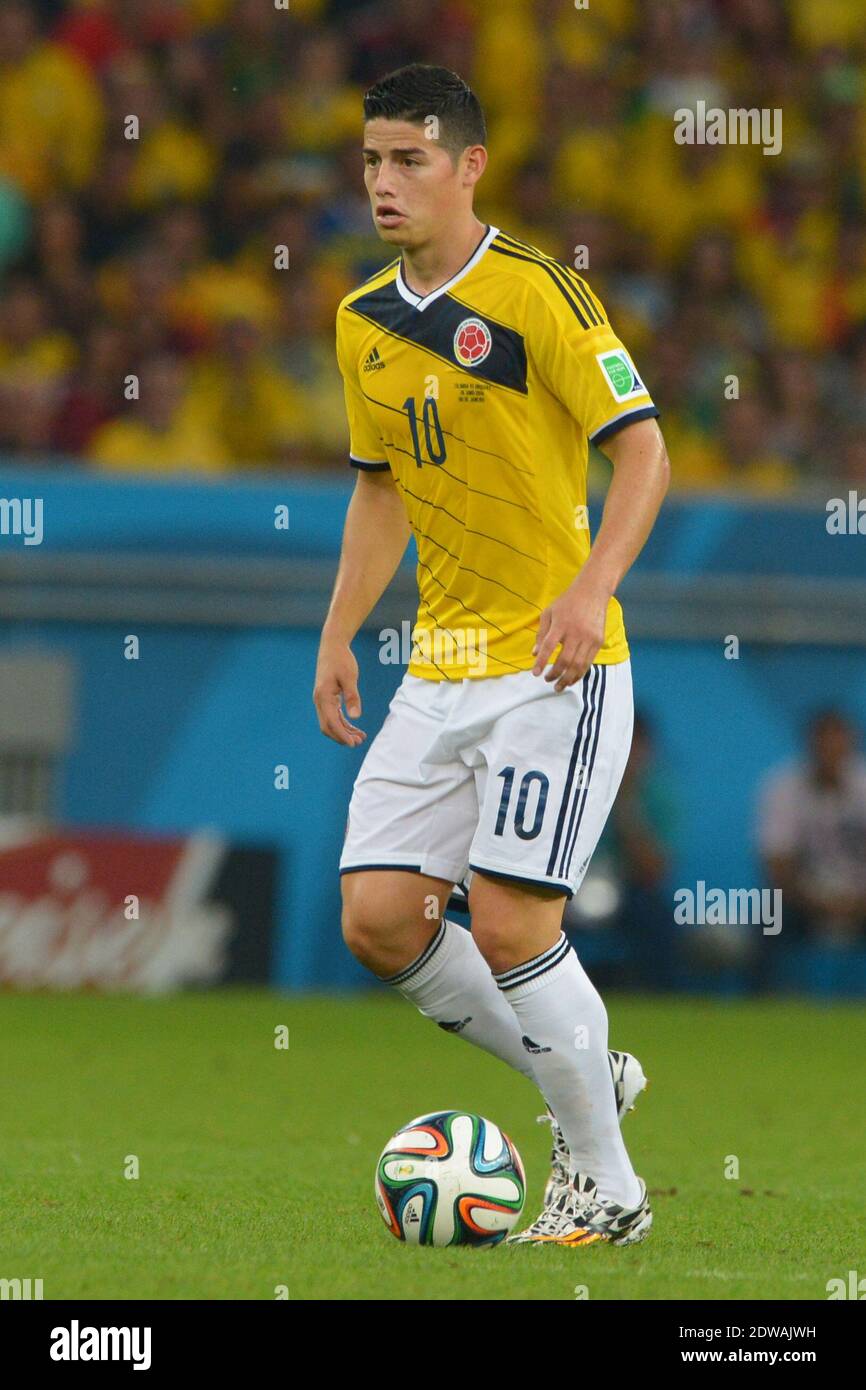 Colombia's James Rodriguez during Soccer World Cup 2014 1/8 of final ...
