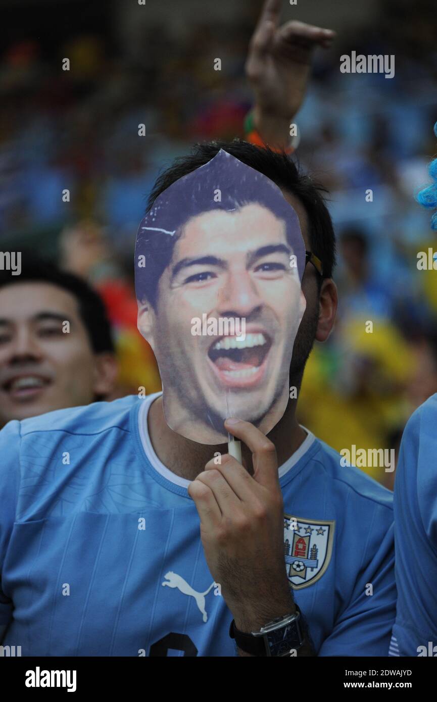 Colombia and Uruguay's Fans during Soccer World Cup 2014 1/8 of final ...
