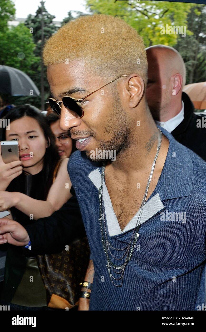 Kid Cudi arriving for Dior Homme Spring-Summer 2015 mens collection ...