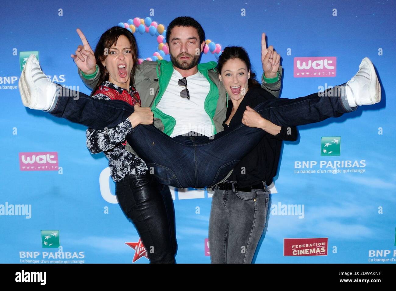 Audrey Dana, Guillaume Gouix and Melanie Bernier attending the ...