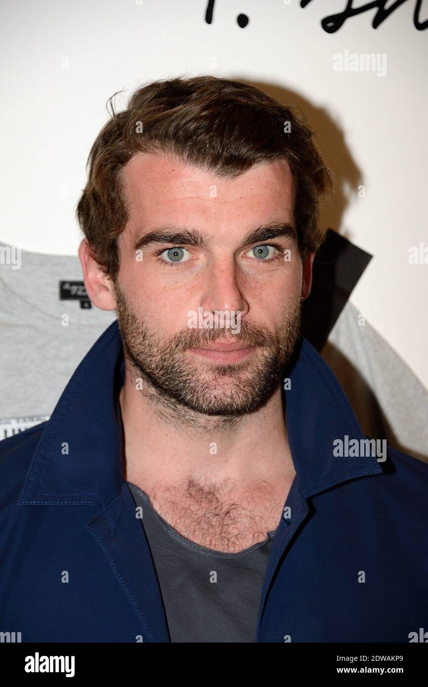 Stanley Weber attending Agnes B's Spring-Summer 2015 Men's Wear ...