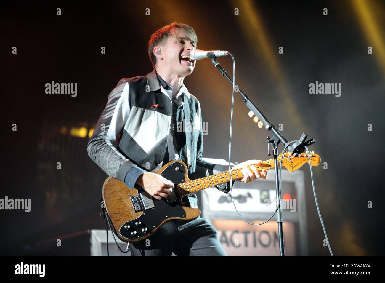 Franz Ferdinand singer Alex Kapranos live at the annual AIDS charity ...