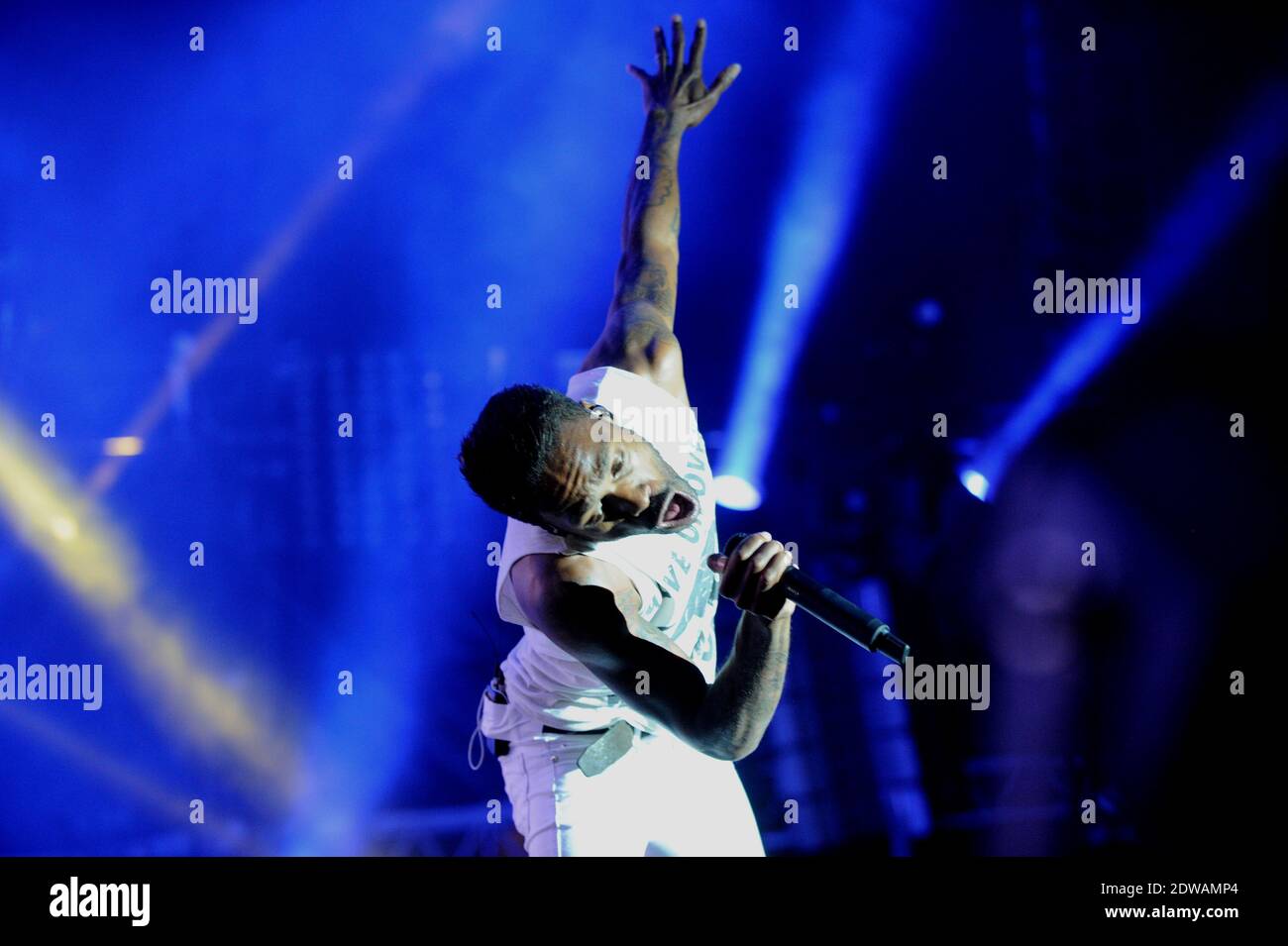 Skip the Use lead singer Mat Bastard live at the annual AIDS charity ...