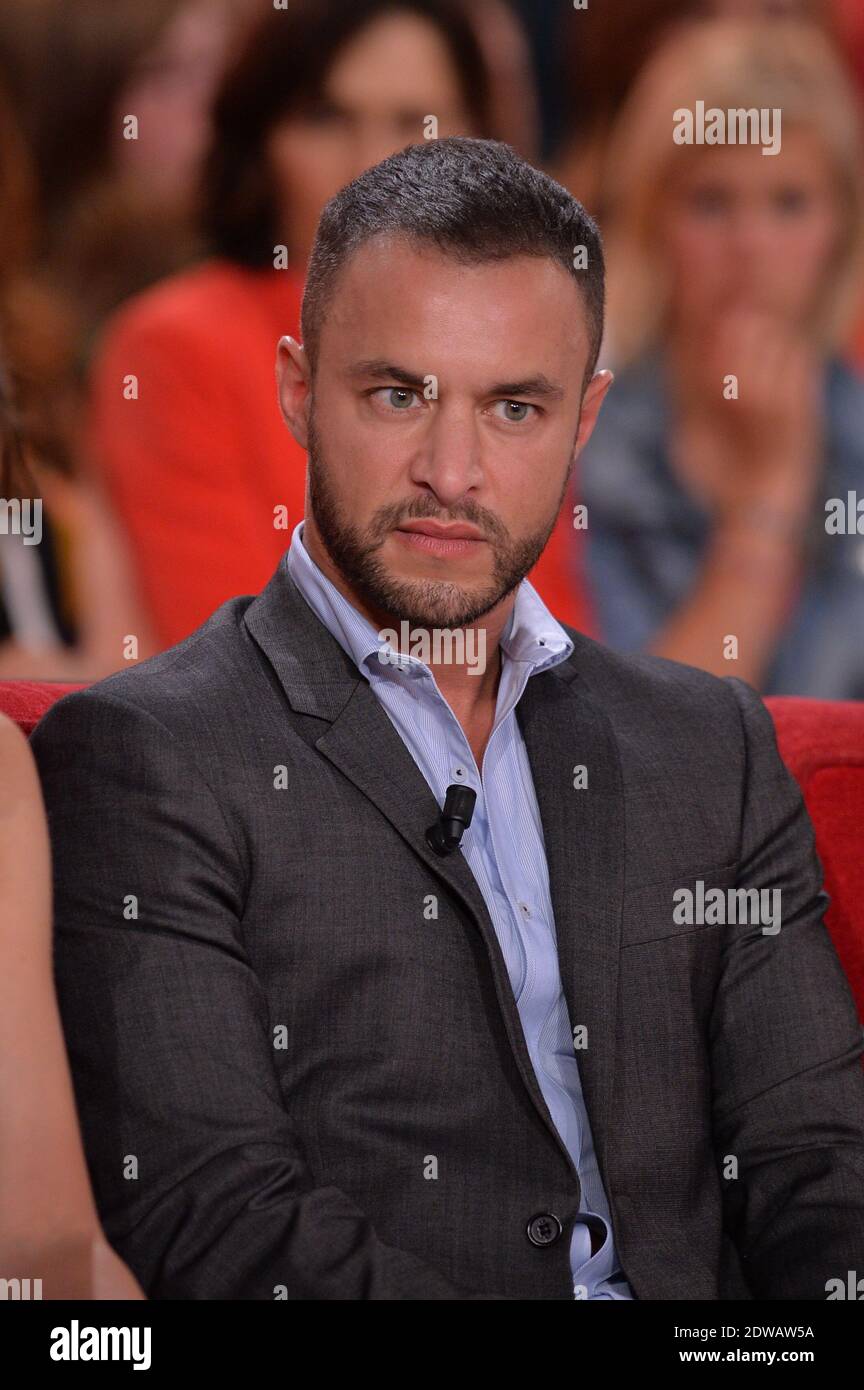 Raphael Lenglet attending the taping of Vivement Dimanche in Paris ...