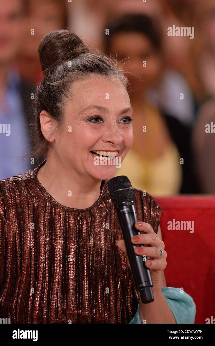 Catherine Ringer attending the taping of Vivement Dimanche in Paris ...