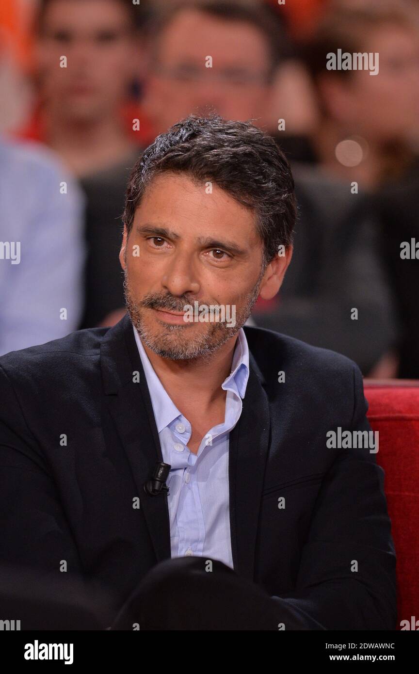 Pascal Elbe at the taping of Vivement Dimanche on April 22, 2014 in ...
