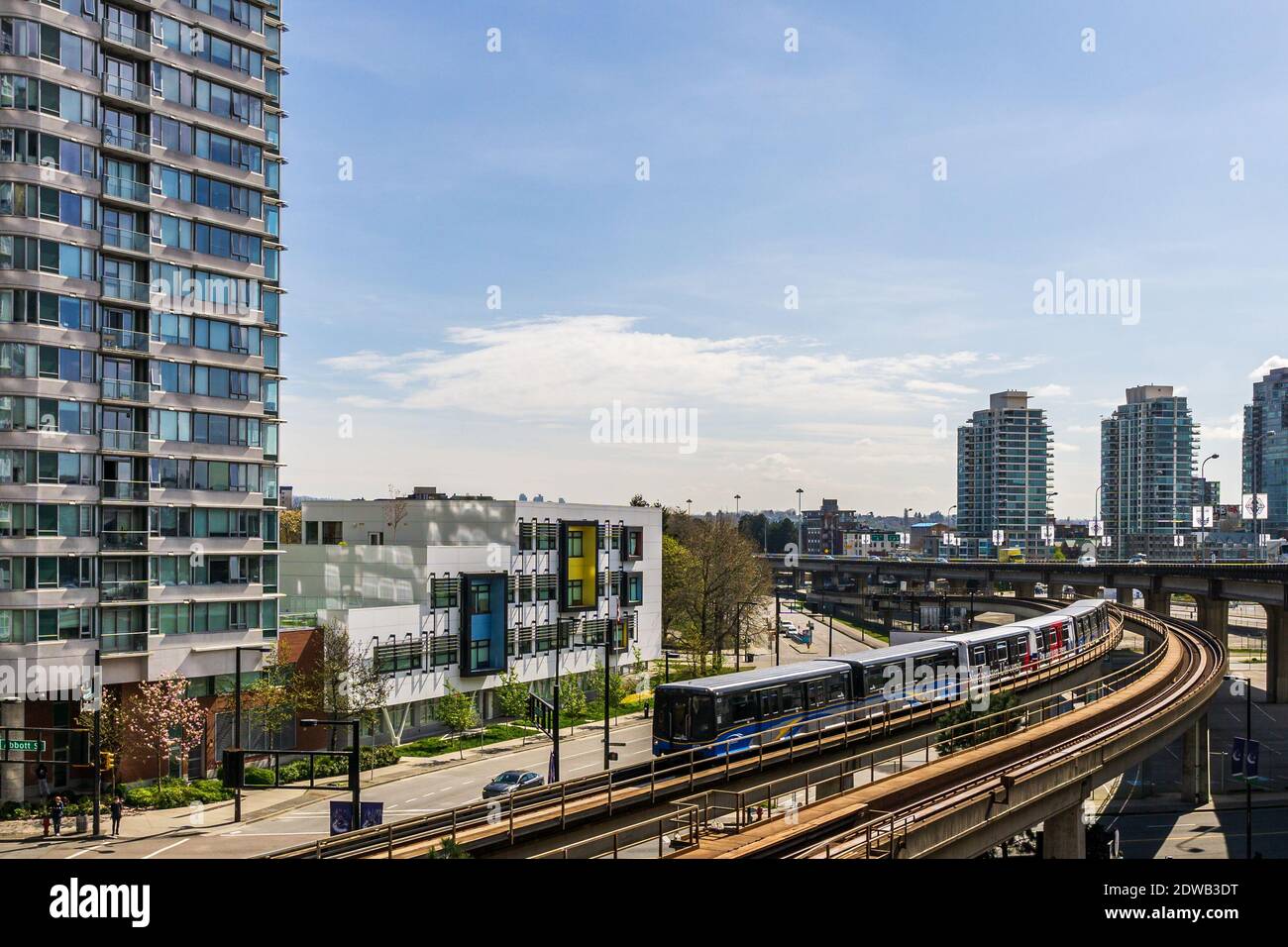 Elevated view vancouver skyline hi-res stock photography and images - Alamy