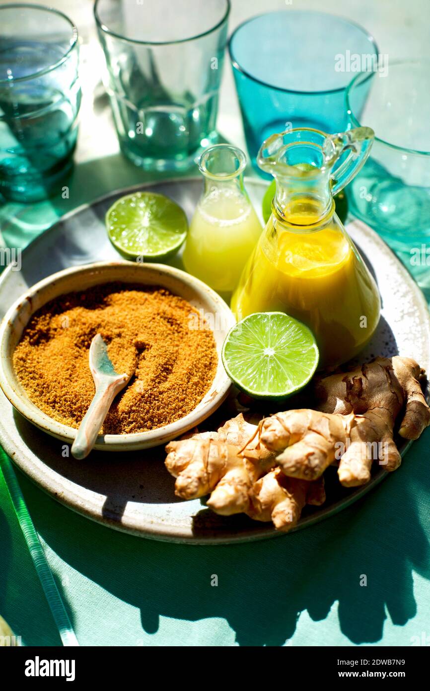 Homemade Ginger Beer Stock Photo - Alamy