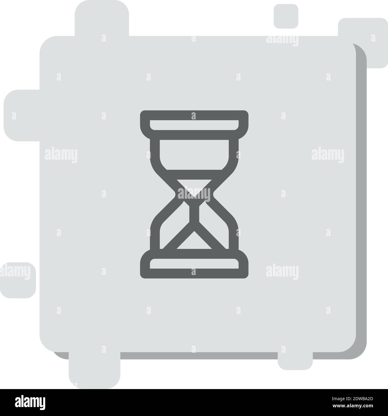 hourglass vector icon modern simple vector illustration Stock Vector ...