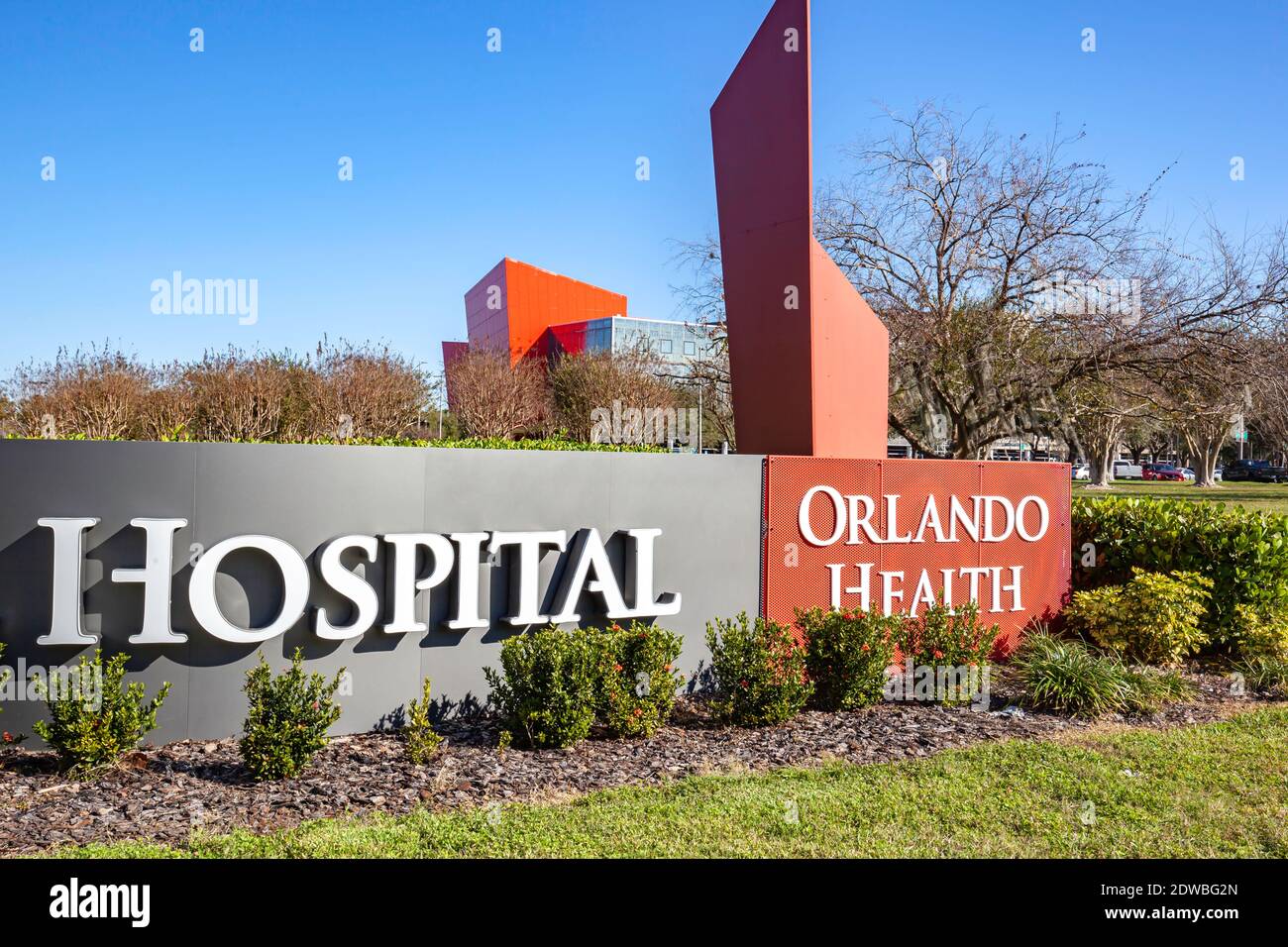 Orlando Health sign in Ocoee, Florida, USA Stock Photo - Alamy