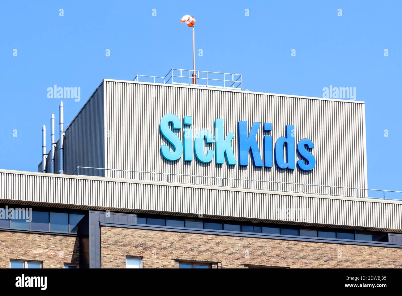 Sickkids sign on the hospital building in Toronto Stock Photo - Alamy