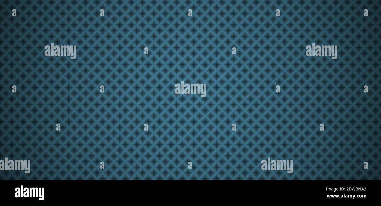 Neon glow light dark blue color square pattern design grid concept ...