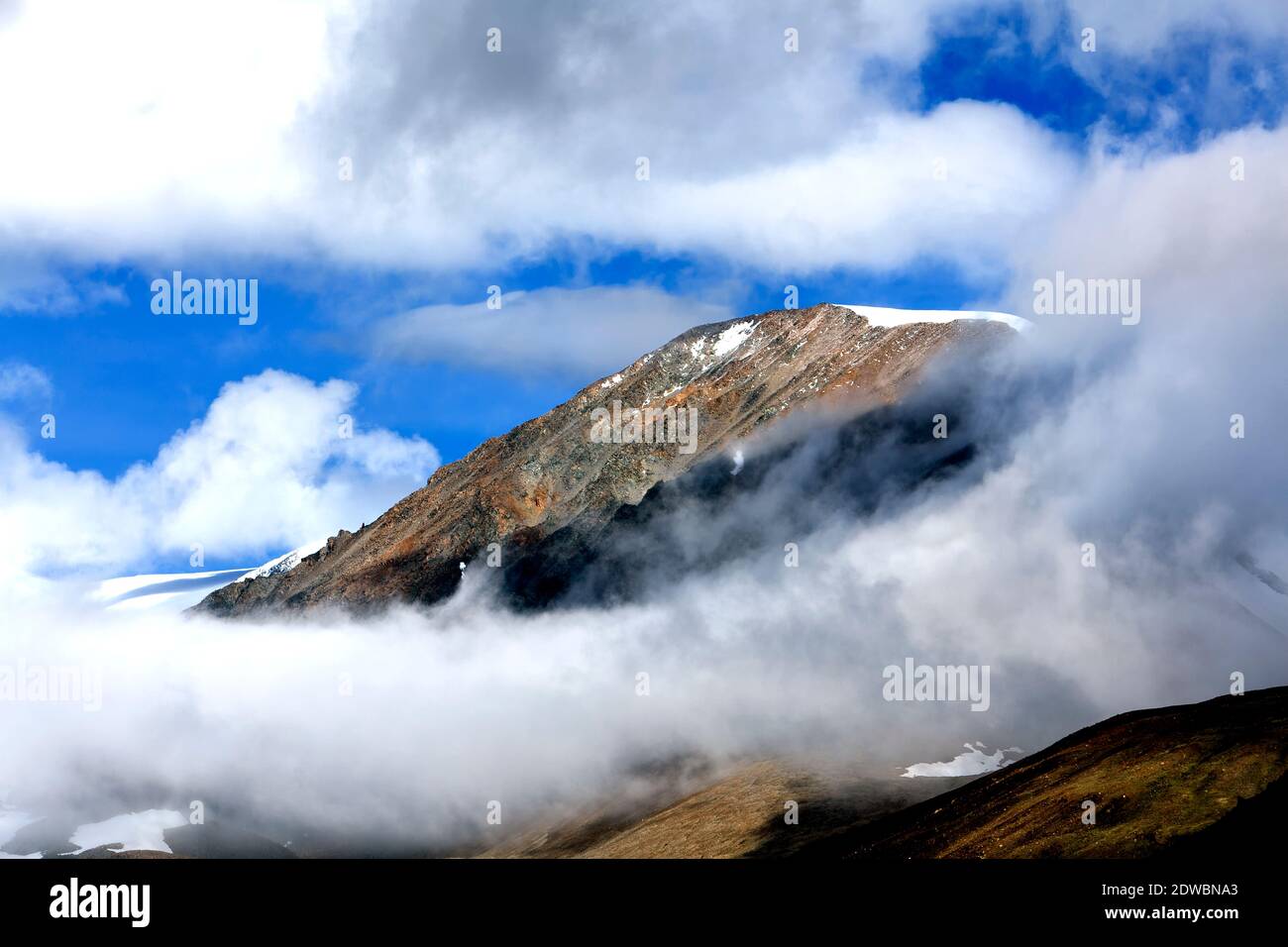 Mt Altai Tavan Bogd Stock Photo - Alamy