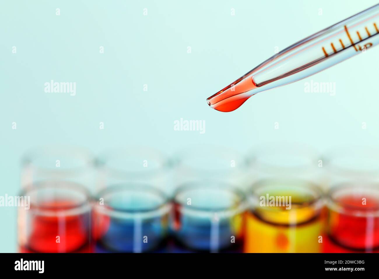 Close-up Of Pipette With Chemical Drop Stock Photo - Alamy