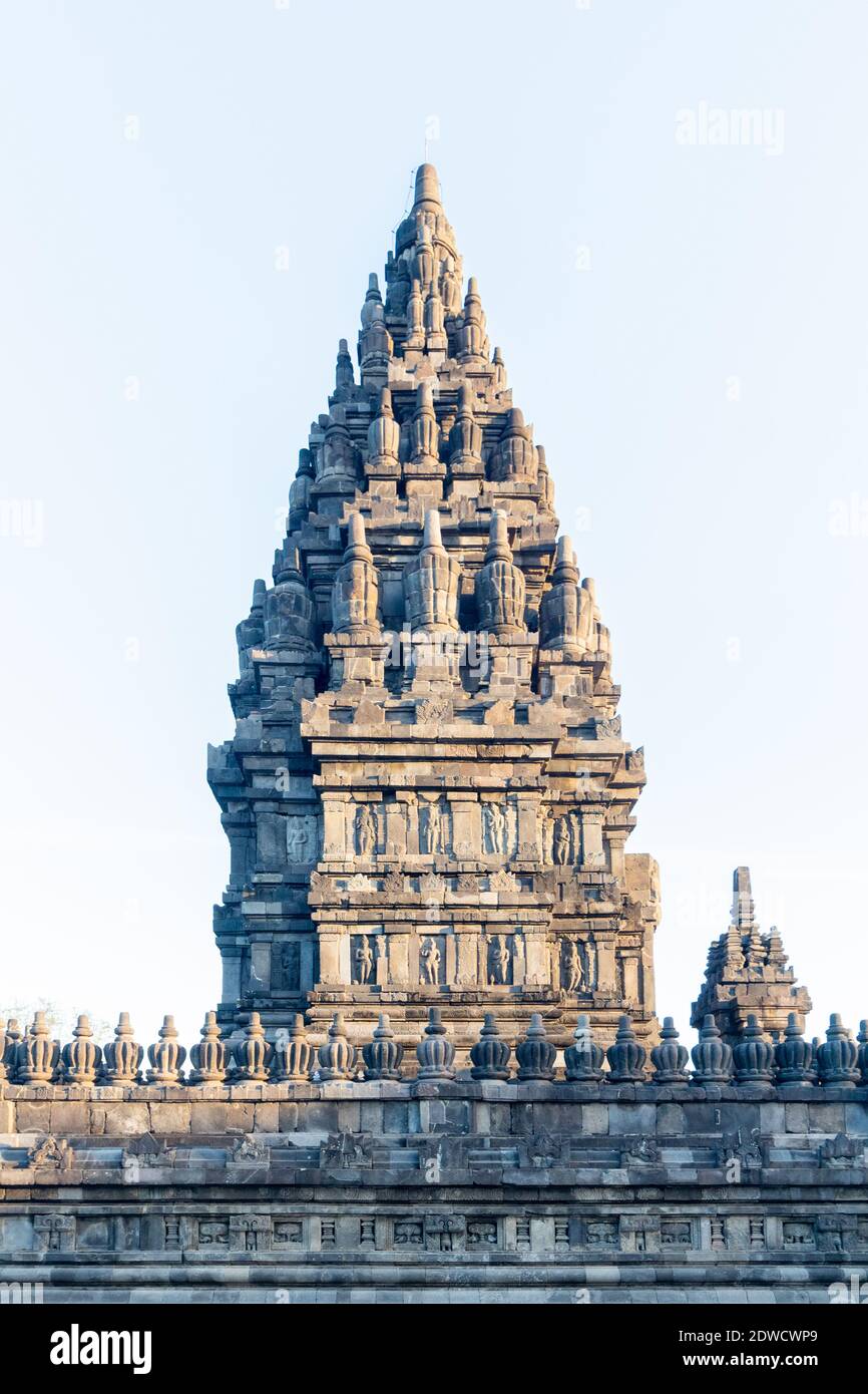 The ancient Prambanan Temple in Java, Indoenesia Stock Photo - Alamy
