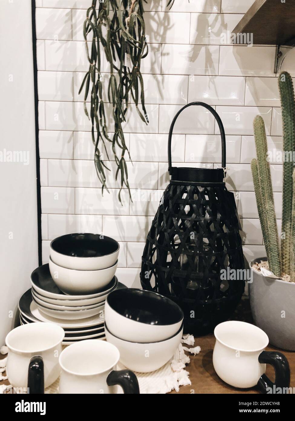 Interior wall display pots hi-res stock photography and images - Alamy